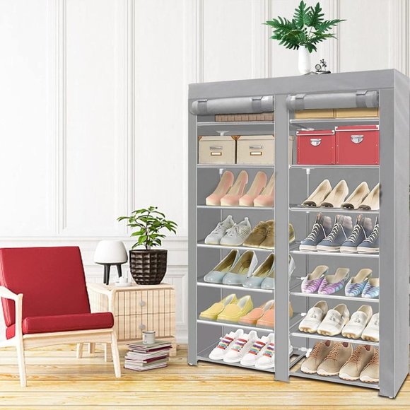 Storage & Organization | Shoe Rack Storage Organizer 28 Pairs Portable ...